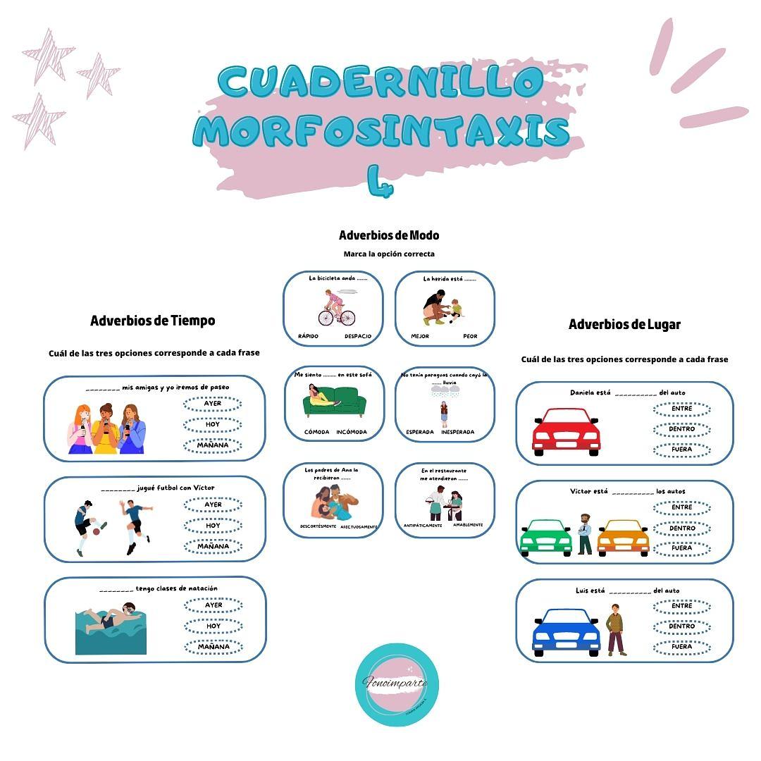 Cuadernillo Morfosintaxis 4 | salduu.com